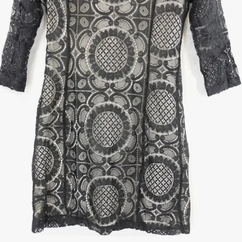 Jack Rogers | Dresses | Dark Romantic Jack Rogers Y2k Black Overlay ...
